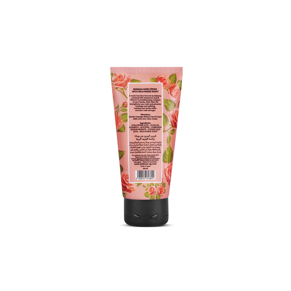 Buy Wild Roses Hand Cream 50ml - Bobana Hand Cream for Instant Results ...