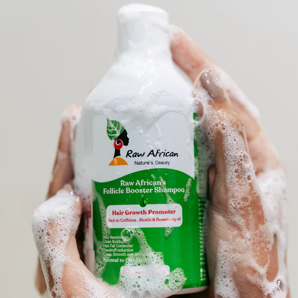 Buy Raw African Follicle Booster Shampoo for Lustrous Hair - Source ...