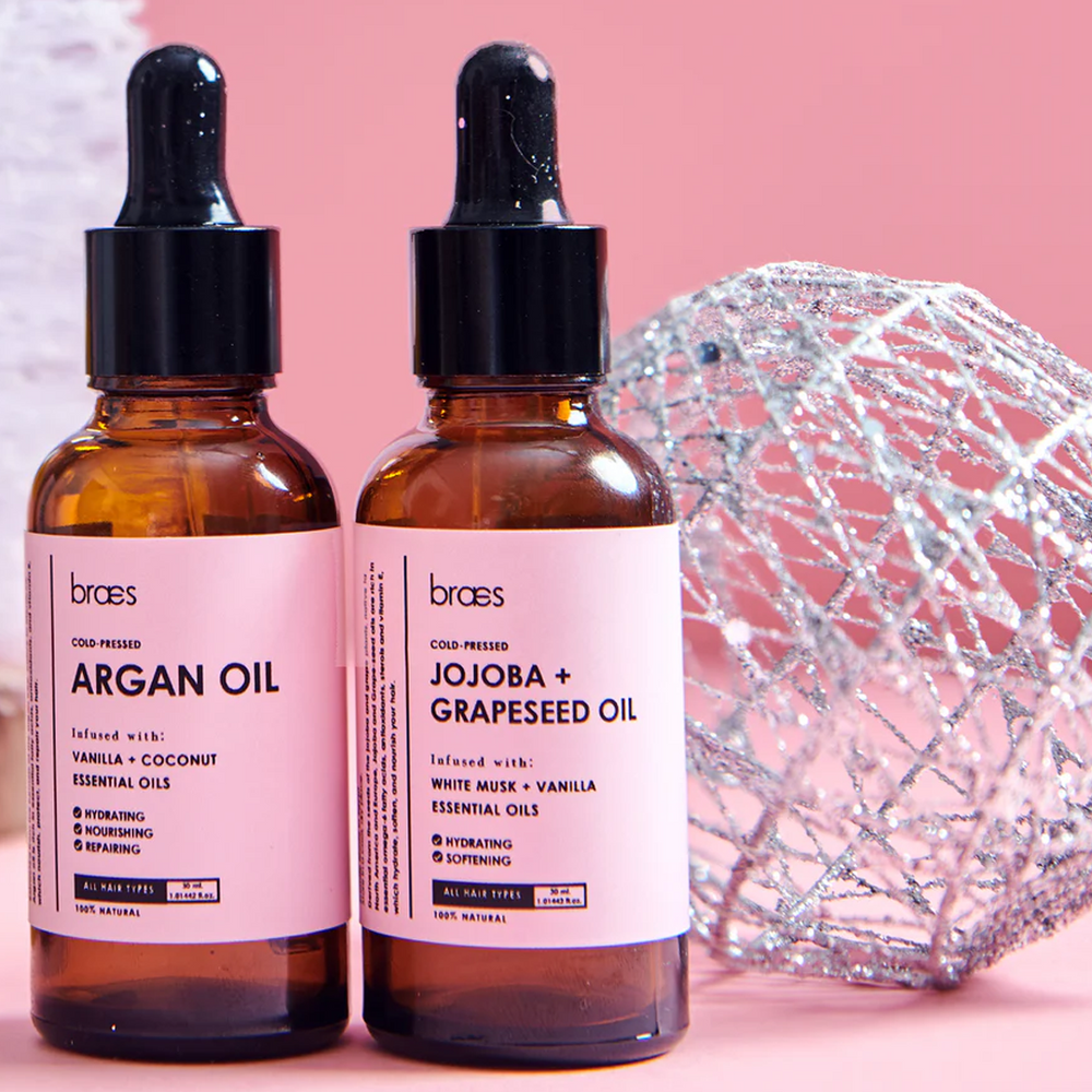 Buy Cold-pressed Argan Oil 30ml - Braes Hair Oil for Instant Results ...