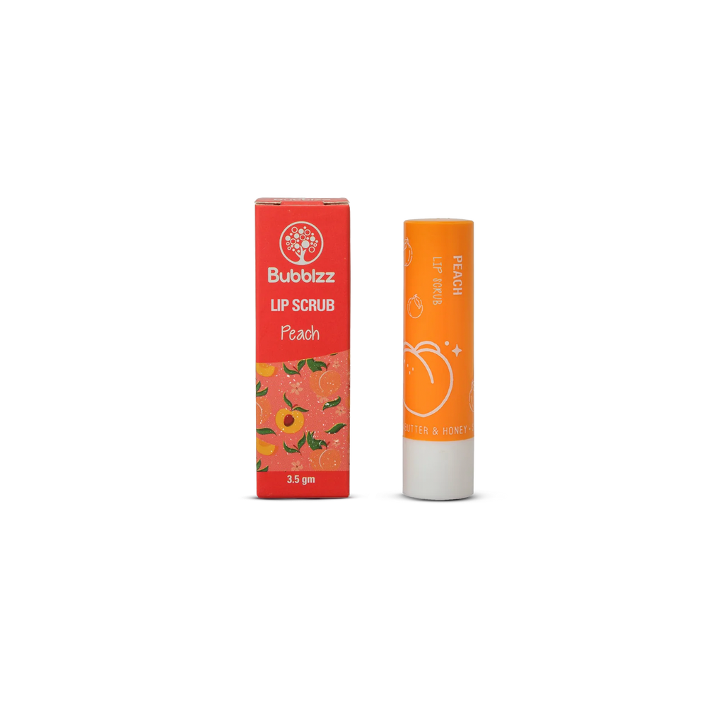 Peach Lip Scrub 3.5gm by Bubblzz - Shop Best Lip Scrub Now - Source ...
