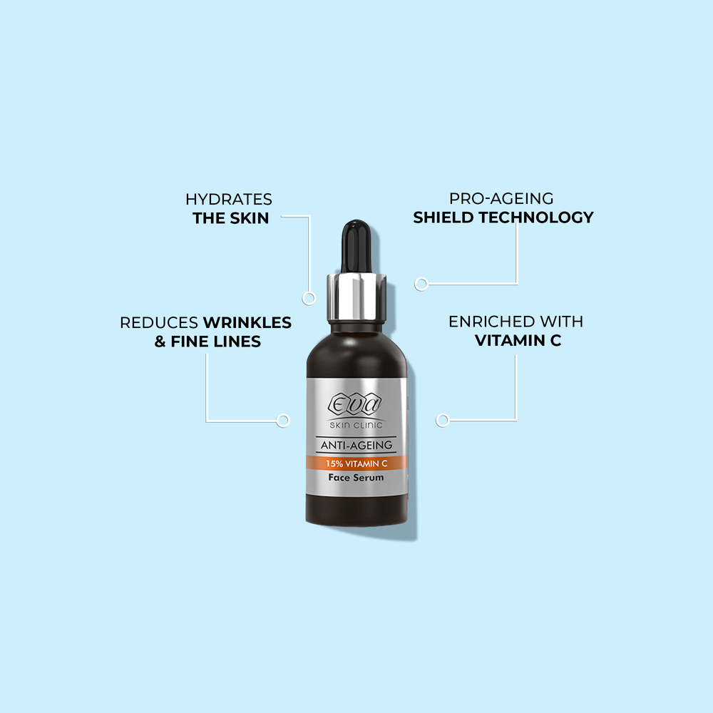 Buy Eva Serum Vitamin C for Youthful Skin Glow - 15% Anti-Aging ...
