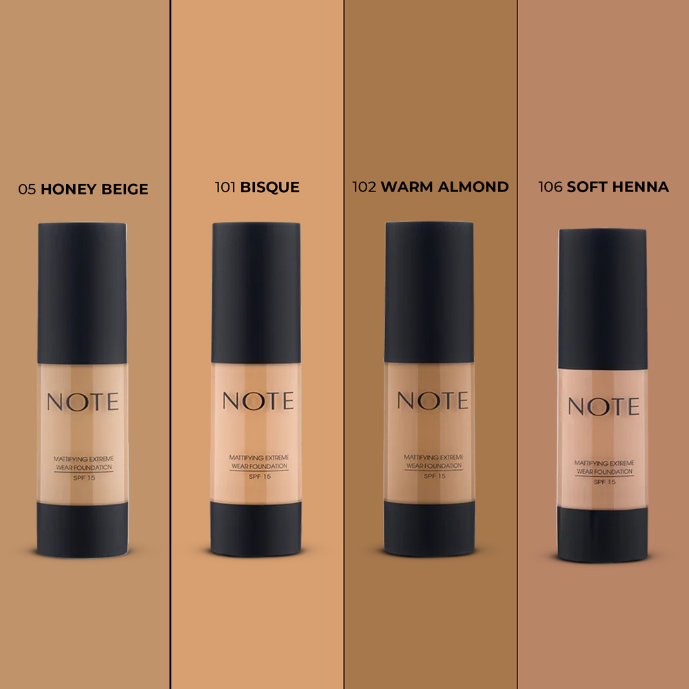 Mattifying Extreme Wear Foundation – Note Cosmetique