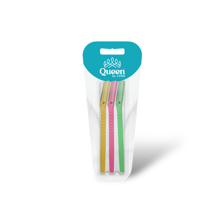 Women's Eyebrow Razor - Pack of 3 – Queen By Lord