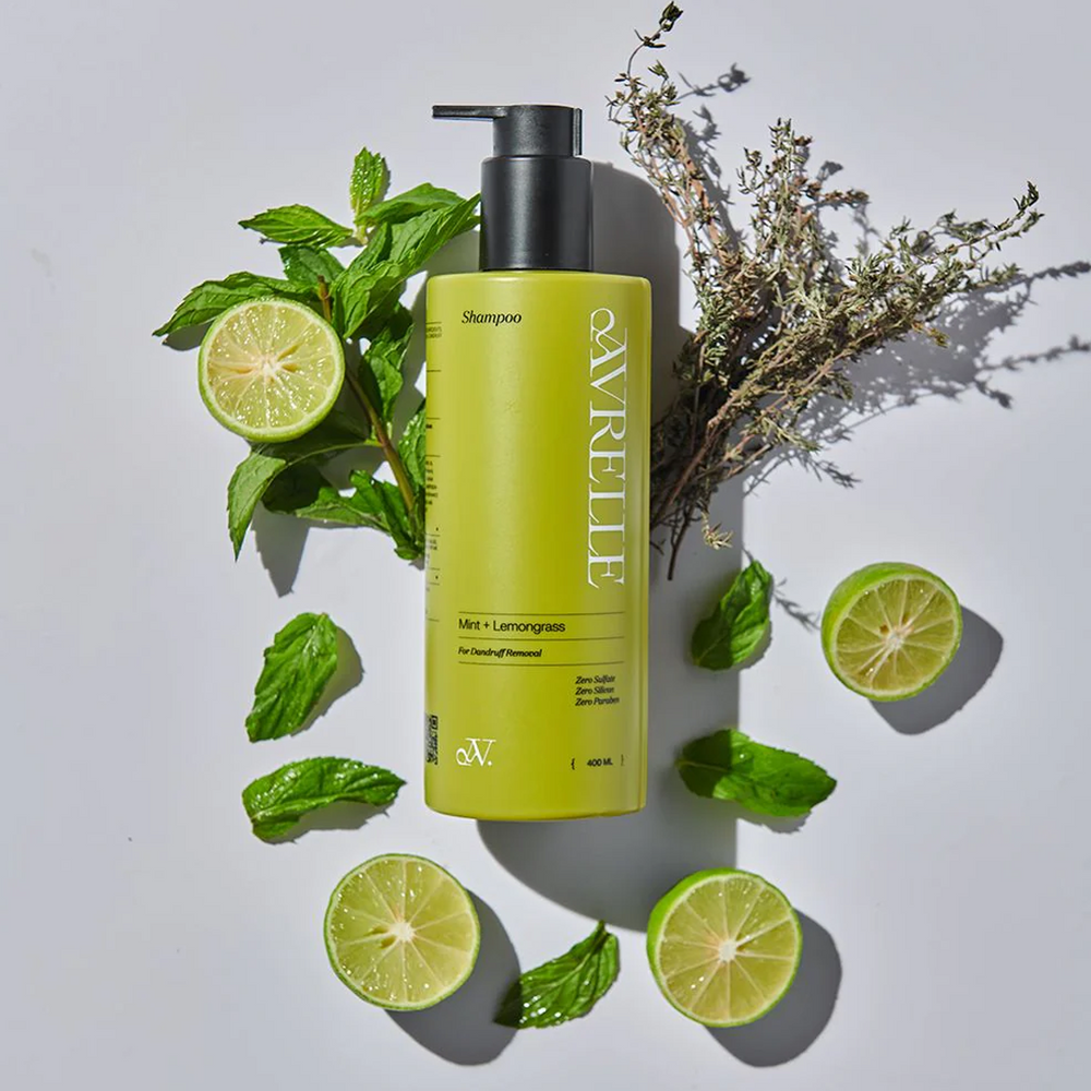 Mint & Lemongrass Anti Dandruff Shampoo – Avrelle