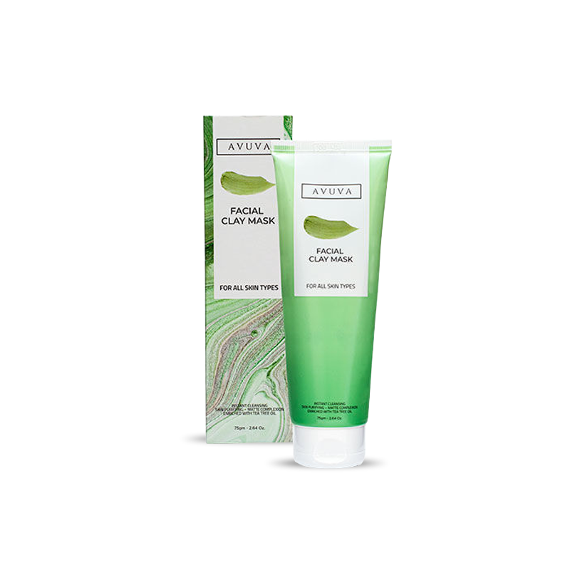 Buy Avuva Clay Mask - Multi-Tasking Mineral Blend for Clear Skin ...