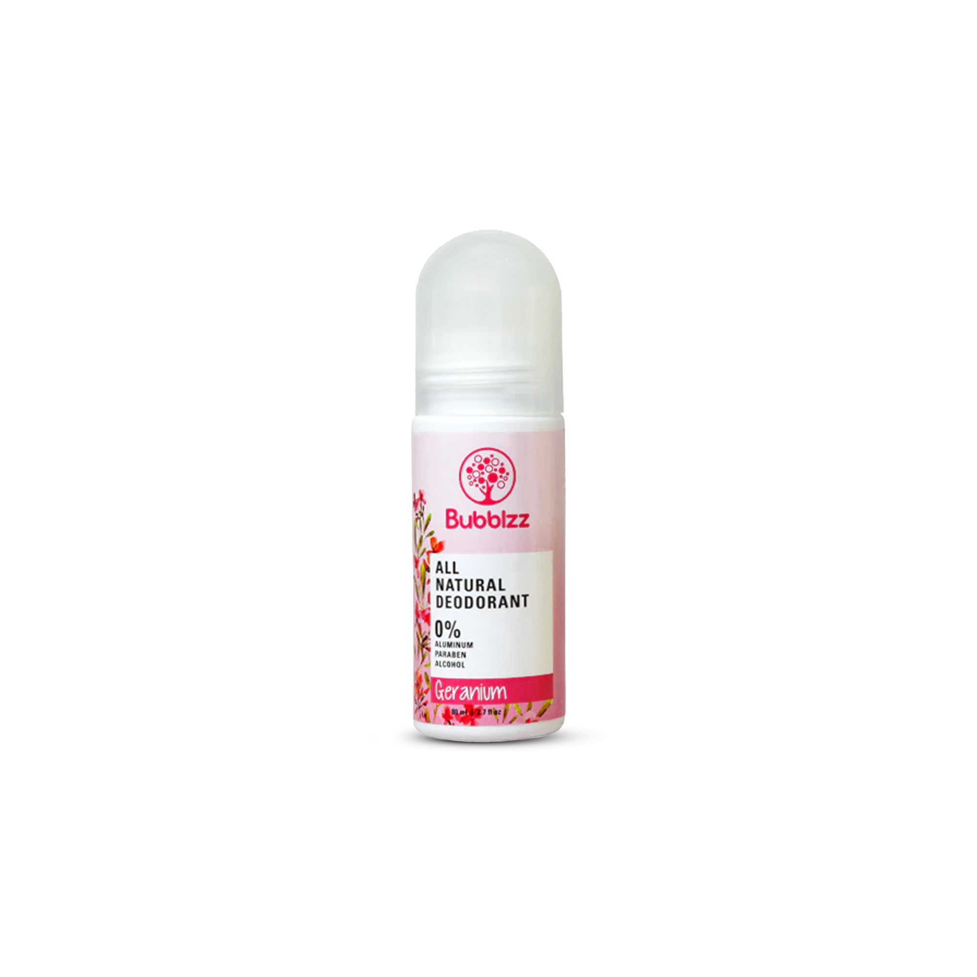 Geranium Natural Deodorant 80ml by Bubblzz - Shop Best Deodorant Now ...
