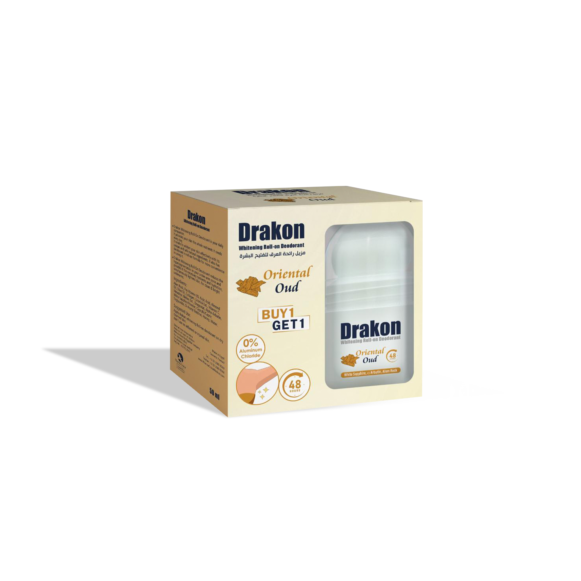 Whitening Roll-On Deodorant - Oriental Oud (1+1 Free) – Drakon
