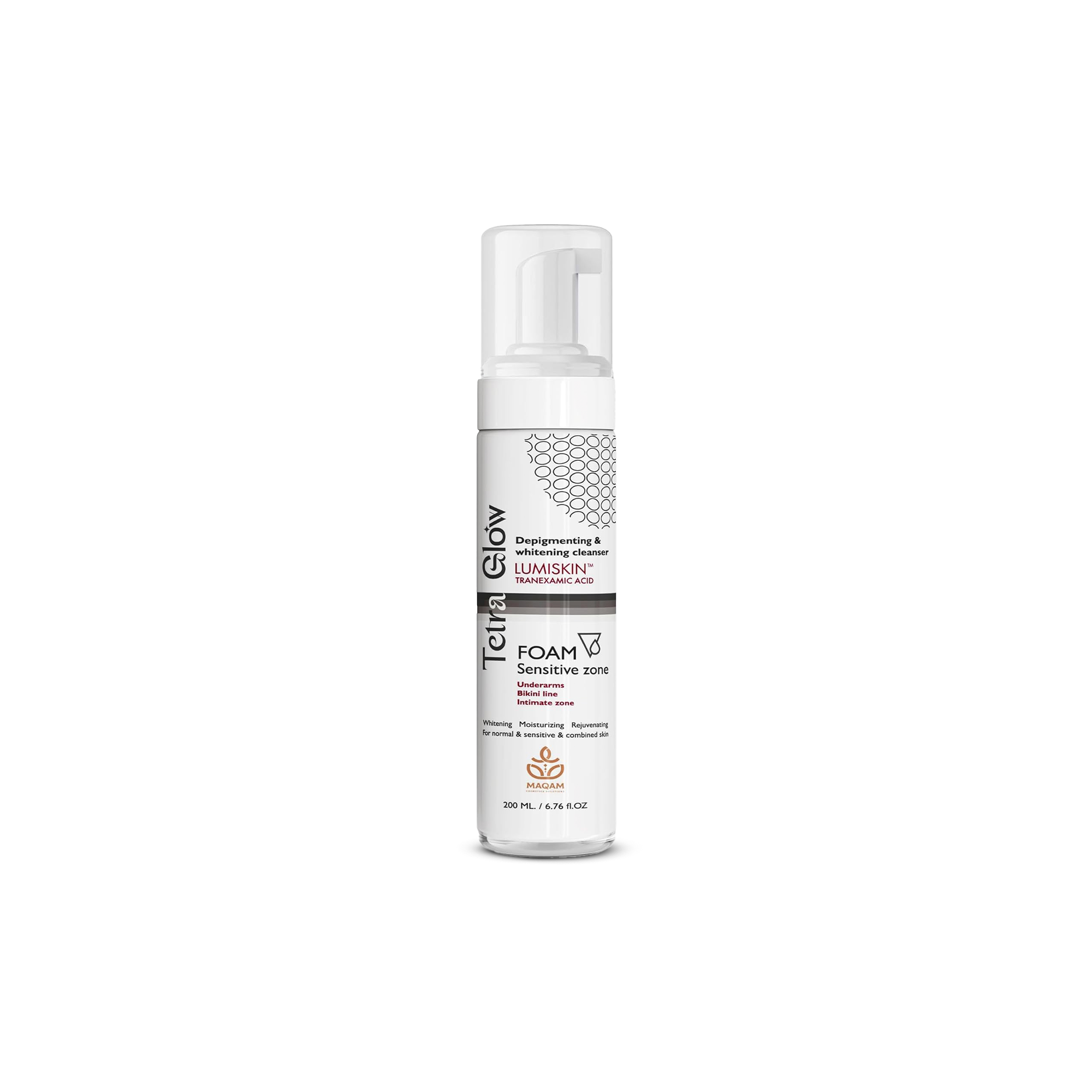 Buy Tetra Glow Sensitive Zone Whitening Foam Cleanser - Source Beauty