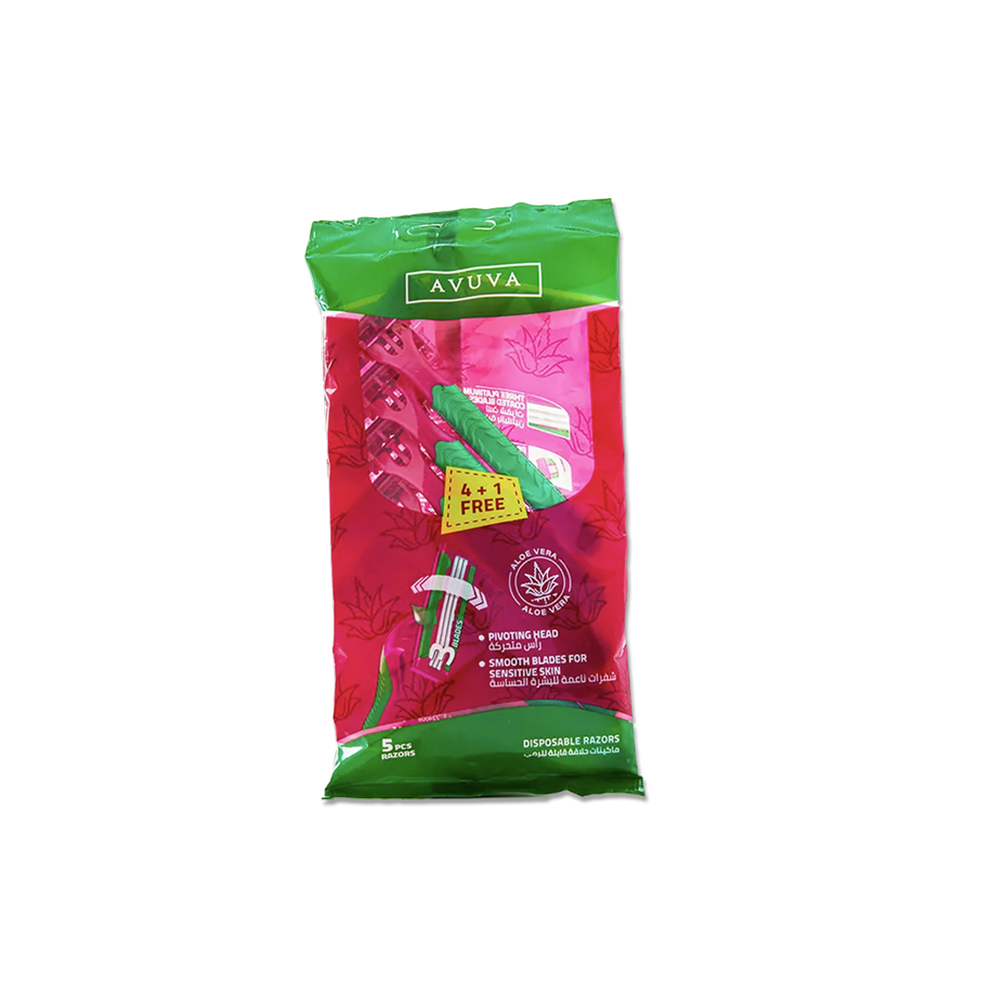 Buy Disposable Razor Pack of 5 - Avuva Hair Removal - Source Beauty – Avuva