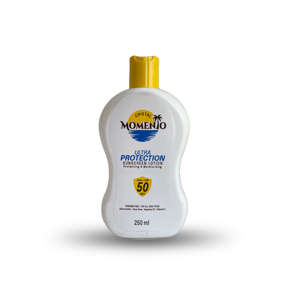 Buy Ultra Protection Sunscreen Lotion SPF 50 250ml by Cristal Momento ...